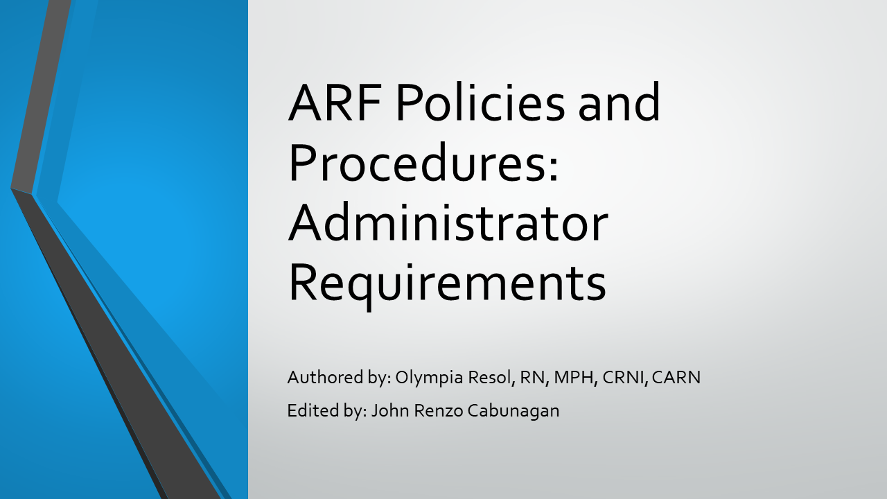 Educate-Simplify | Online CEU Package for ARF Administrators (20 Hours)